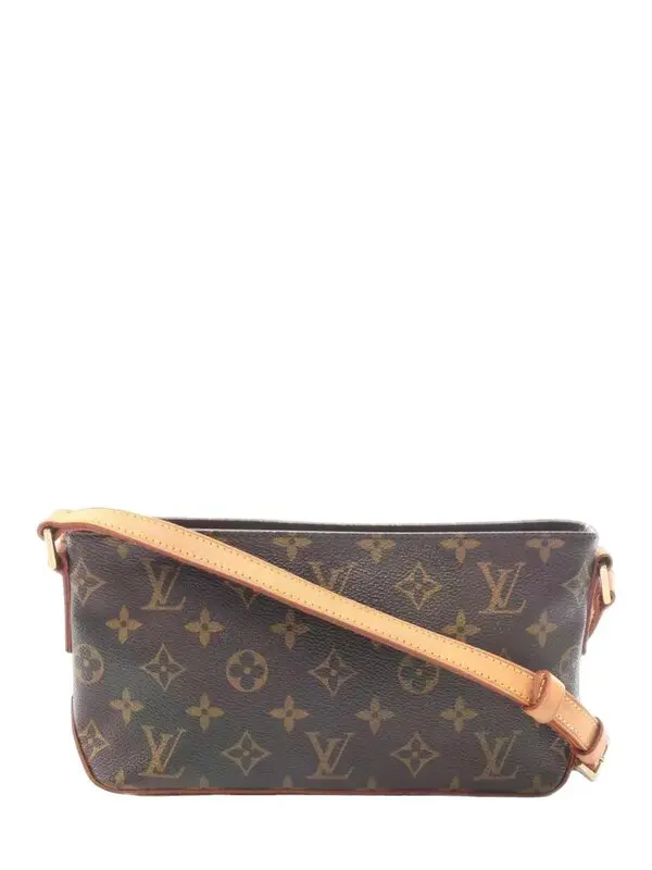 LOUIS VUITTON Monogram Trotteur Shoulder Bag - Brown
