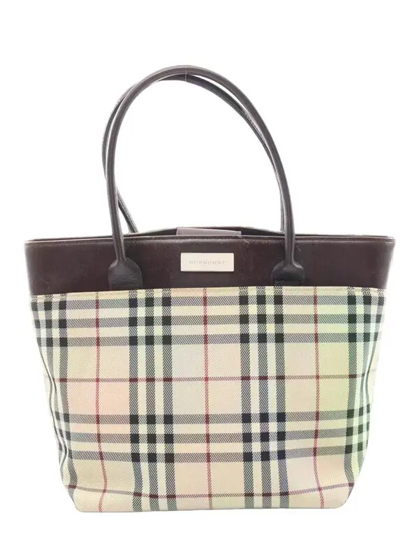 Burberry 2000s Nova Check Tote Bag - Neutrals
