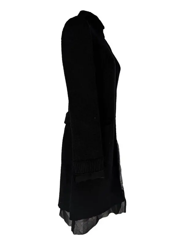 Dolce & Gabbana Knitted Mock-neck Midi Dress - Black