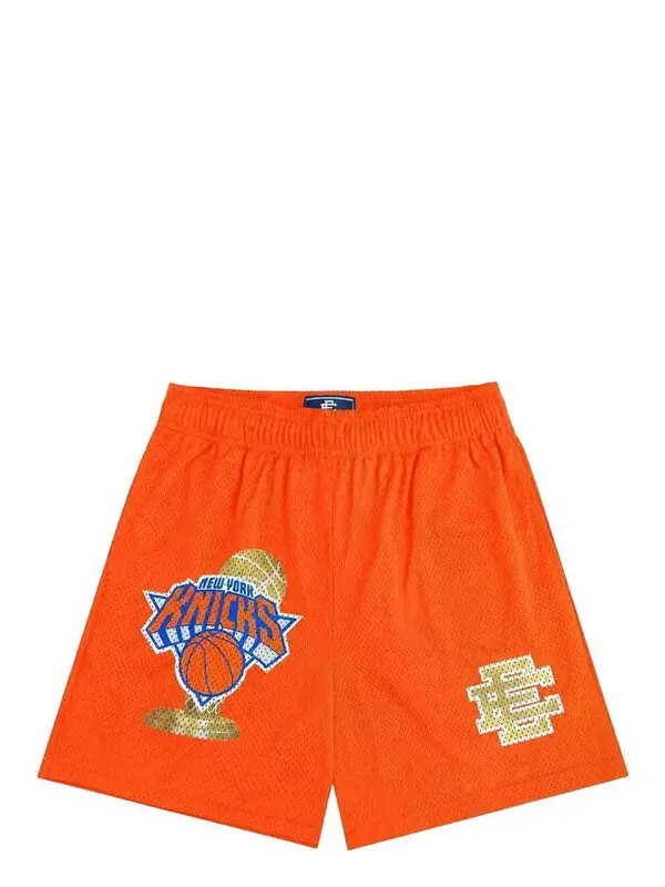 ERIC EMANUEL X New York Knicks Champ Shorts - Orange