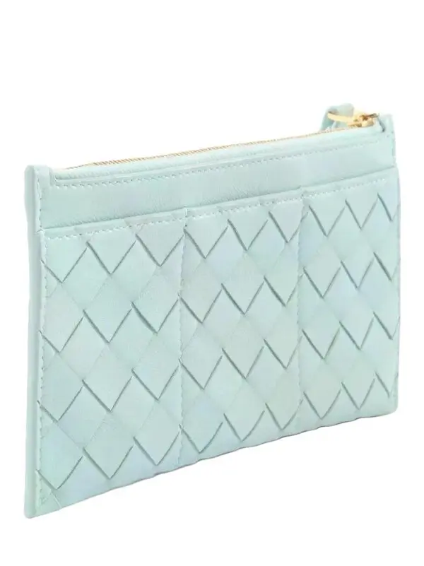 Bottega Veneta Intrecciato Wristlet Mini Bag - Blue