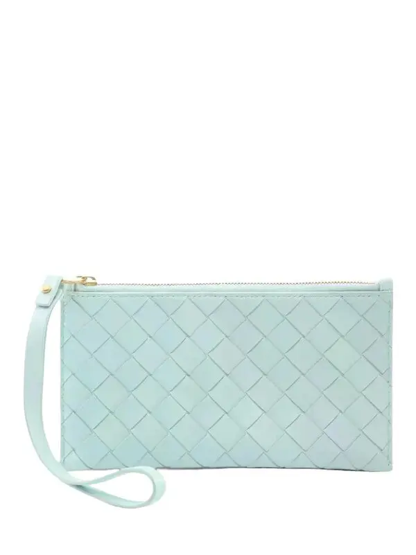 Bottega Veneta Intrecciato Wristlet Mini Bag - Blue