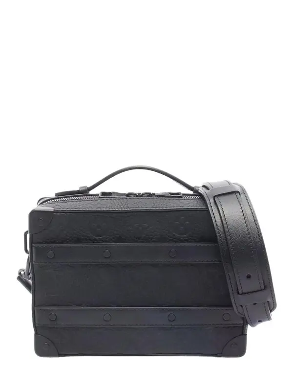 LOUIS VUITTON 2020-2026 Monogram Taurillon Handle Soft Trunk Satchel - Black