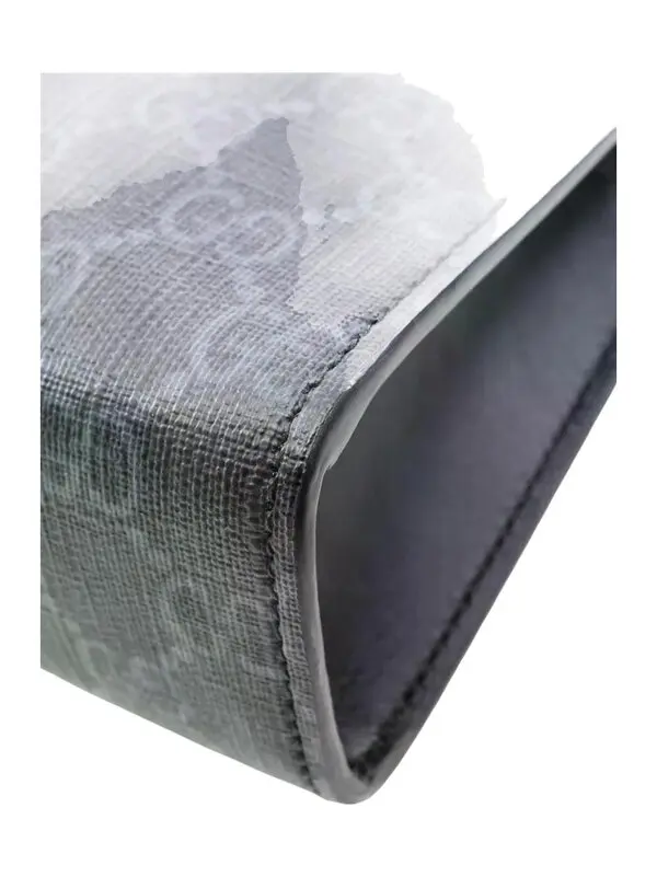 Gucci Gg Supreme Web Clutch Bag - Black