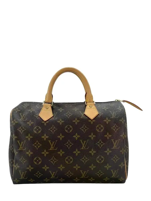 LOUIS VUITTON Monogram Speedy Boston Bag - Brown