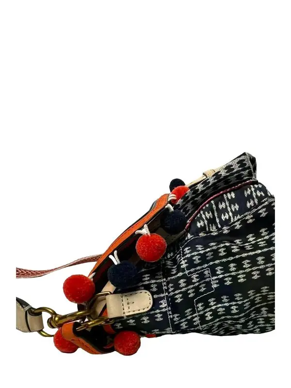 Tory Burch Scout Pom-pom Crossbody Bag - Blue