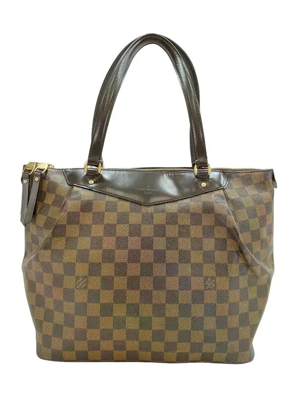 LOUIS VUITTON 2013 Damier Ebène Tote Bag - Brown