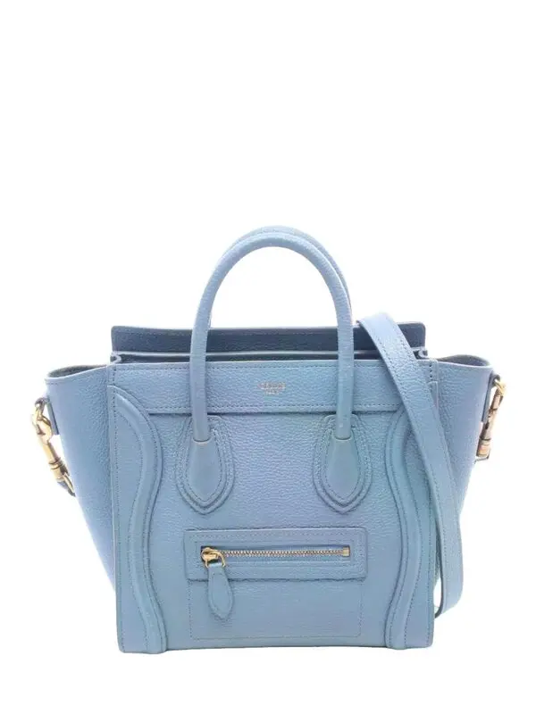 Celine Luggage Nano Tote Bag - Blue