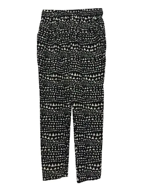 Stella McCartney Printed Ankle-zip Trousers - Black
