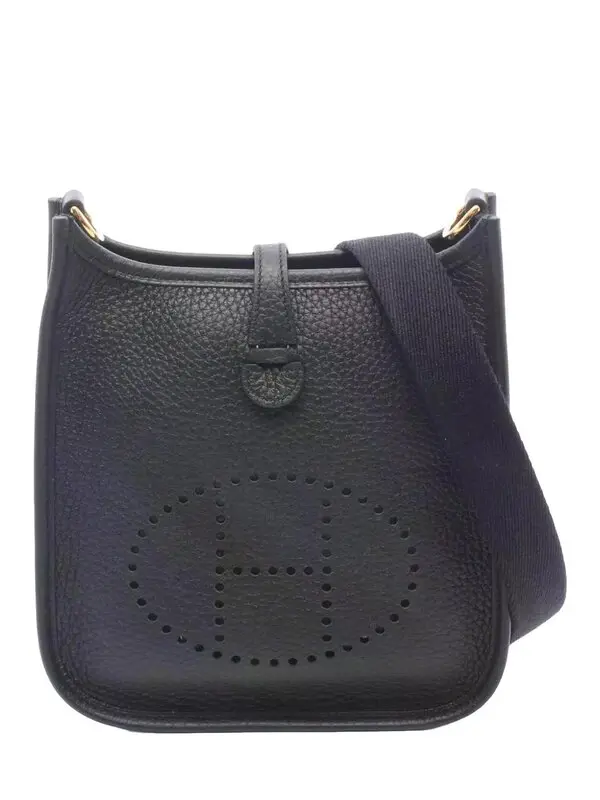 Hermès 2026 Clemence Evelyne Tpm 16 Crossbody Bag - Black