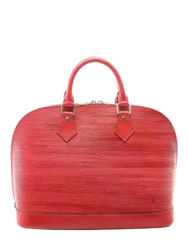 LOUIS VUITTON 1997 Alma Epi Tote Bag - Red