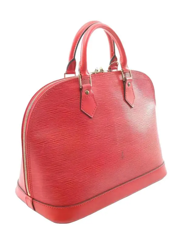 LOUIS VUITTON 1997 Alma Epi Tote Bag - Red
