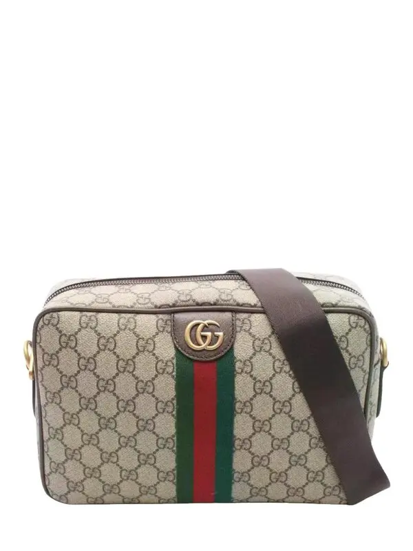 Gucci Ophidia Gg Supreme Shoulder Bag - Neutrals