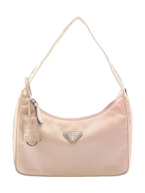 Prada 2020s Mini Re-edition 2000 Shoulder Bag - Neutrals
