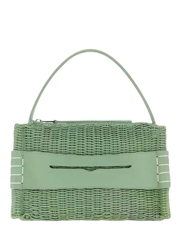 JW Anderson Woven Leather Tote Bag - Green