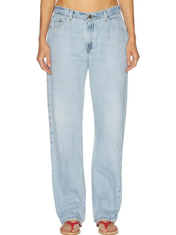 ALIGRACE Low Waist Ultra Baggy Jean - Light