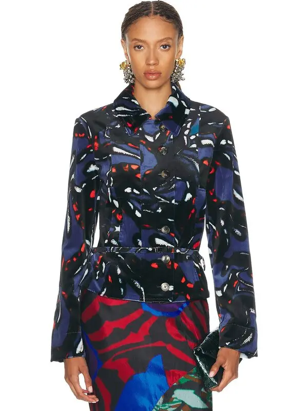 Dries Van Noten Valena Jacket - Navy