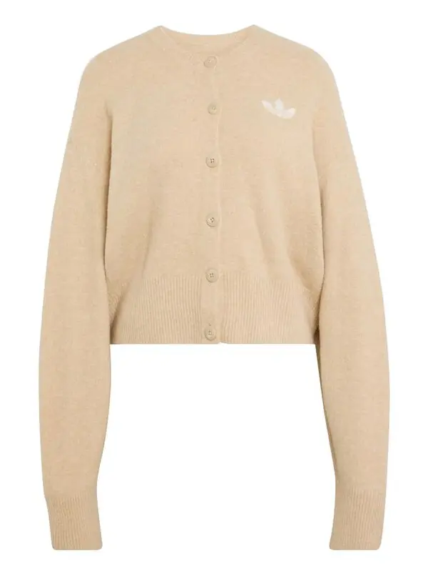 Adidas Essentials Knit Cardigan - Khaki Three