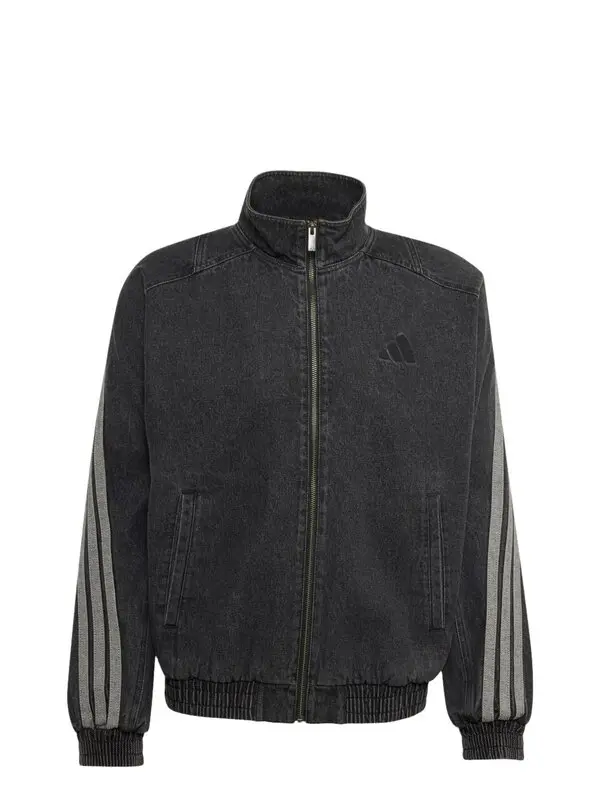 Adidas Denim Track Jacket - Black