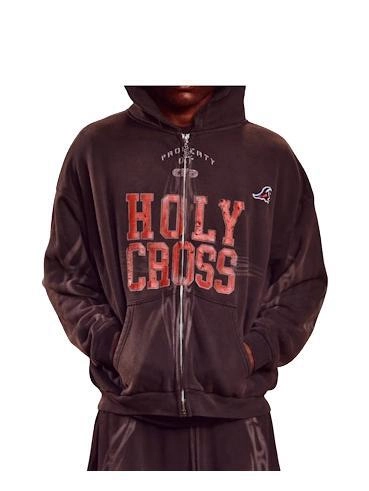 HELLSTAR Holy Cross Zipup - Black