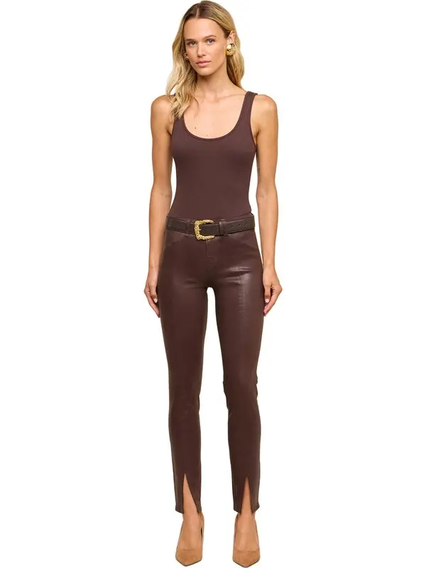 L'Agence Jyothi Coated Jean - Dark Java Coated