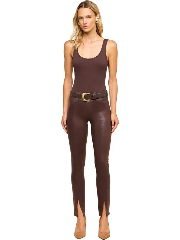 L'Agence Jyothi Coated Jean - Dark Java Coated