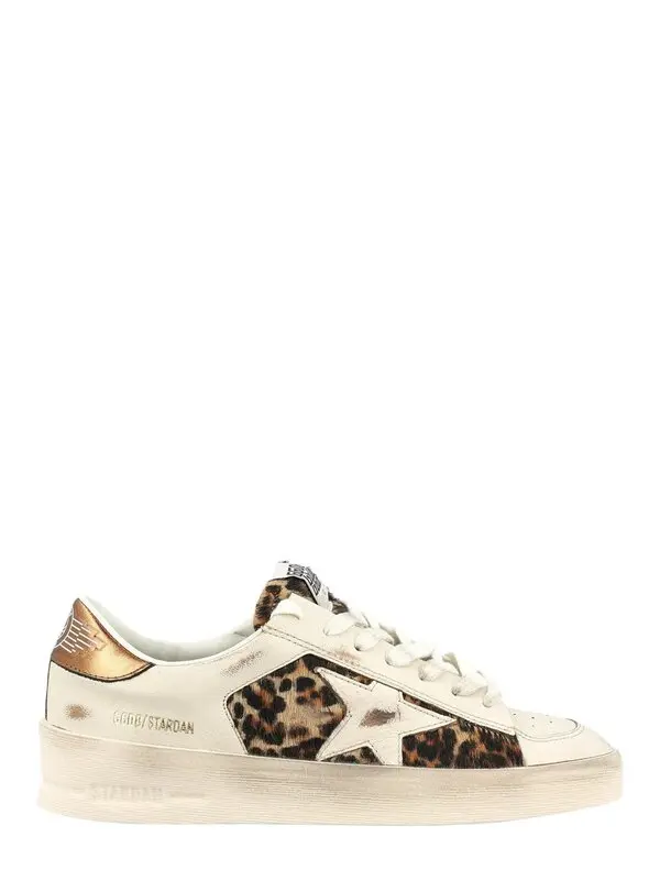 GOLDEN GOOSE Stardan Leather Sneakers - Multi