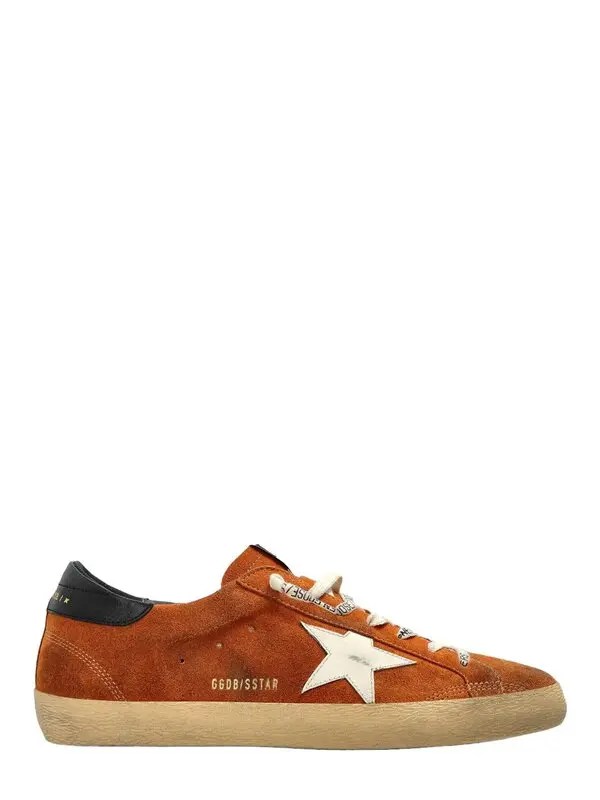 GOLDEN GOOSE Super Star Sneakers In Suede And Leather - Brown