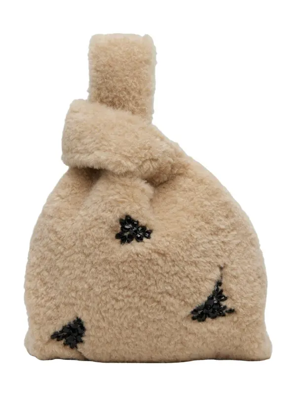 Simone Rocha Embellished Mini Tote Bag - Nude