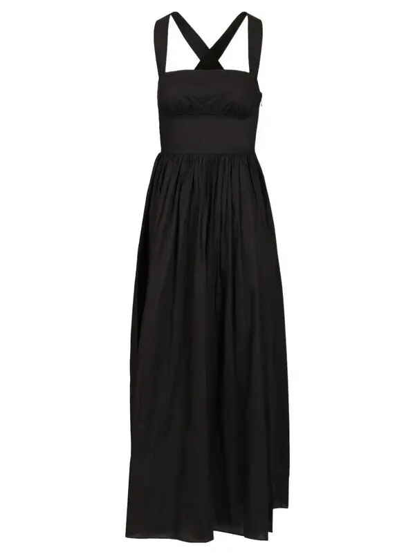 Matteau Crossback Midi Dress - Black