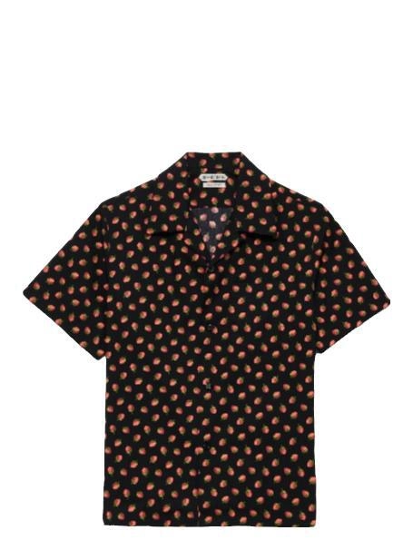 J.W.ANDERSON Jw Anderson Printed Short-sleeve Shirt - Black/red