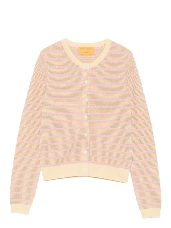 Guest In Residence Pebble Stripe Jane Cardigan - Multi