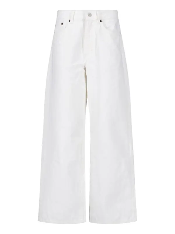 JEANERICA Belt-loop Jeans - White