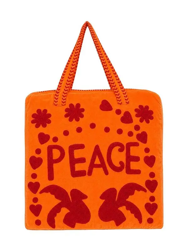 CYC Peace Suzani Tote - Orange