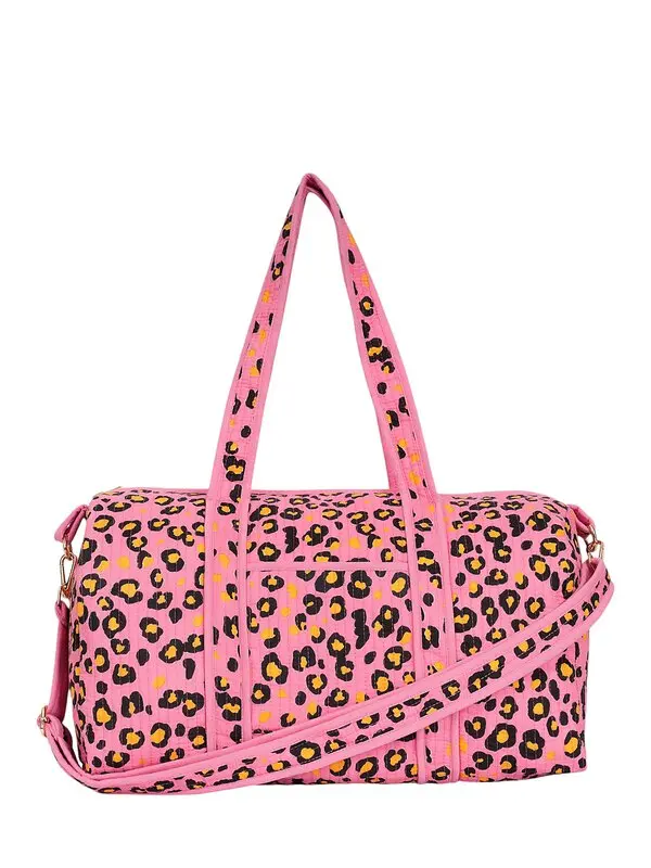 CYC Leopard Cotton Weekender - Pink