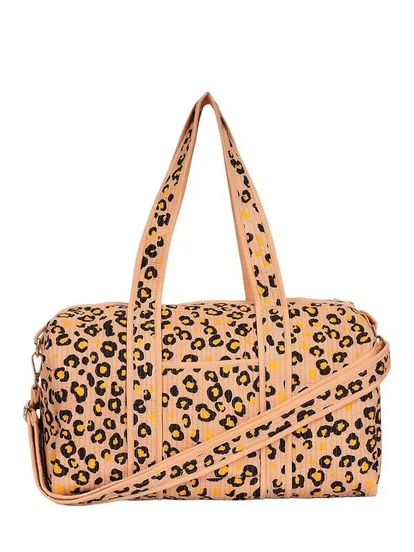 CYC Leopard Cotton Weekender - Brown
