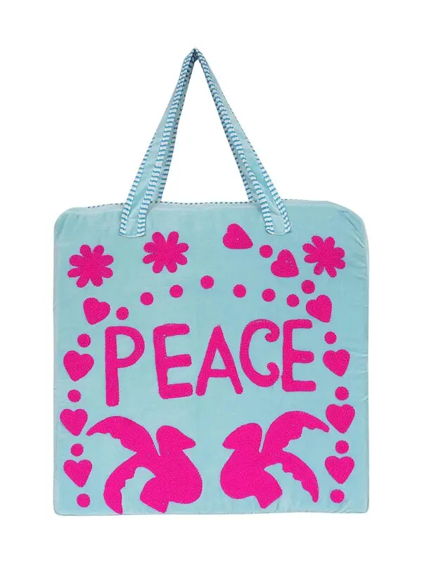 CYC Peace Suzani Tote - Blue