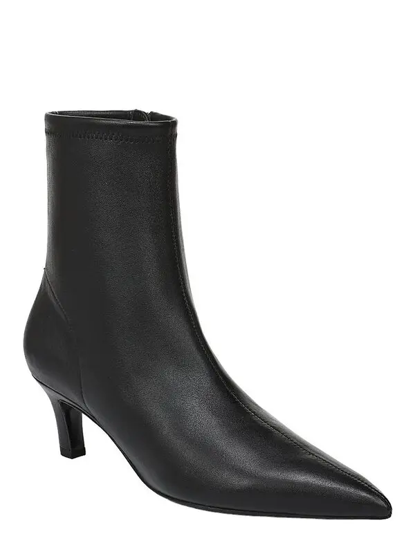 FAVORITE DAUGHTER Sasha Leather Ankle Boots - Black
