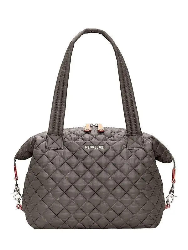 Mz Wallace Sutton Deluxe Quilted Shoulder Bag - Magnet