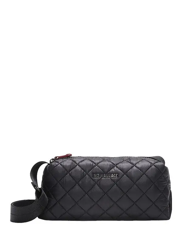 Mz Wallace Metro Boxy Small Quilted Crossbody - Black
