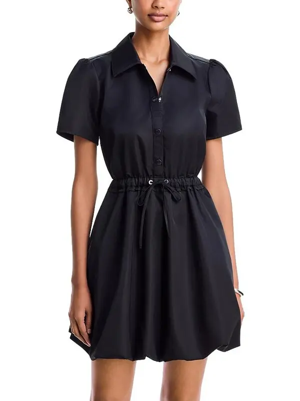 Cinq À Sept Ophelie Fit And Flare Mini Dress - Black