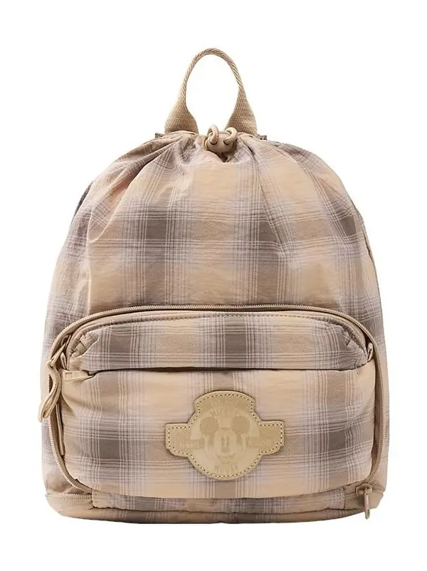 BEIS Disney Convertible Crossbody Backpack - Plaid