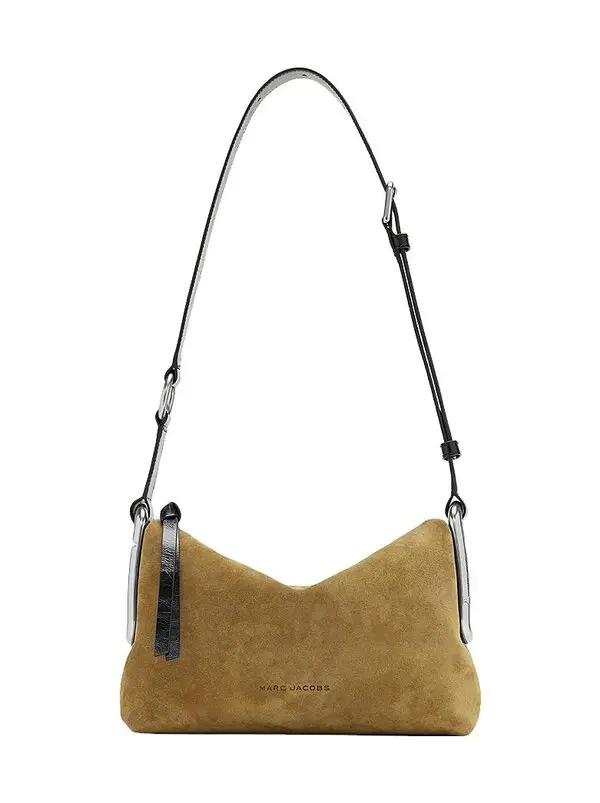 Marc Jacobs Medium Suede Shoulder Bag - Hazelnut