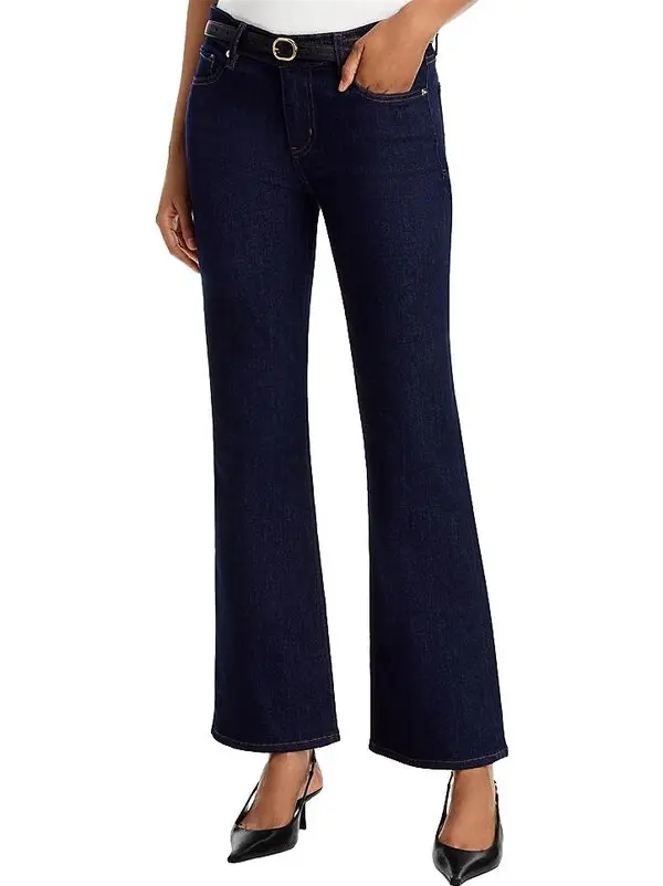 FRAME The Pixie Rodeo Mid Rise Jeans - Rinse