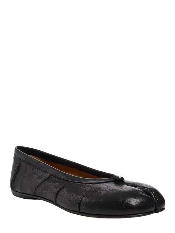 MAISON MARGIELA Tabi Split Toe Ballerina Flats - Black