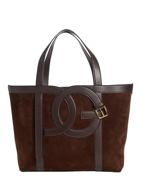 Dolce & Gabbana Dg Logo Tote - Dark Brown
