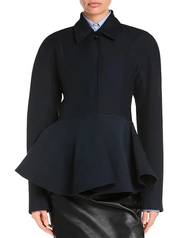Stella McCartney Peplum Jacket - Navy