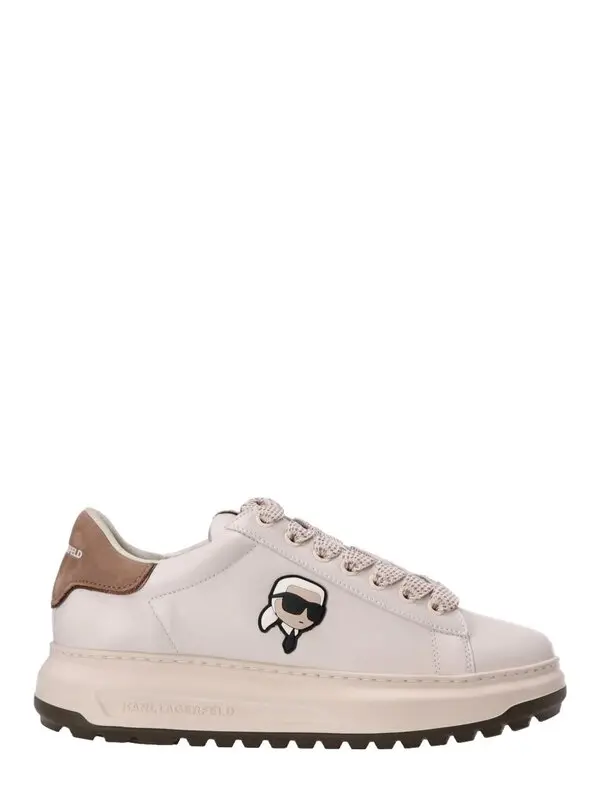Karl Lagerfeld Casual Lace-up Sneakers - Nude
