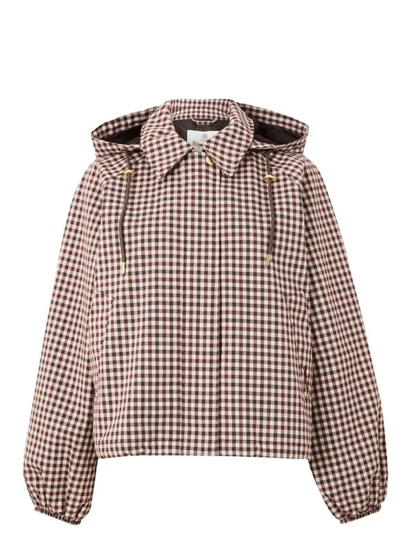 Barbour Audrey Showerproof Hooded Long Sleeve Rain Anorak - No