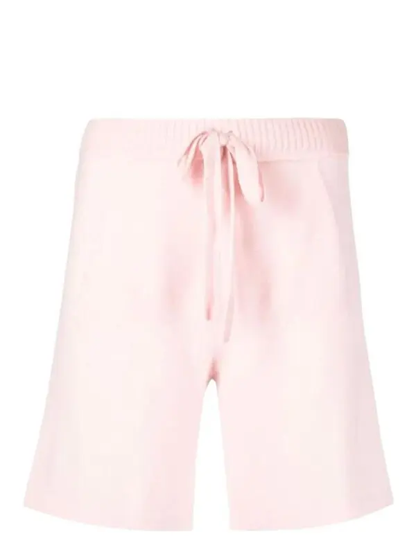 P.a.r.o.s.h Cashmere-knit Drawstring Shorts - Pink
